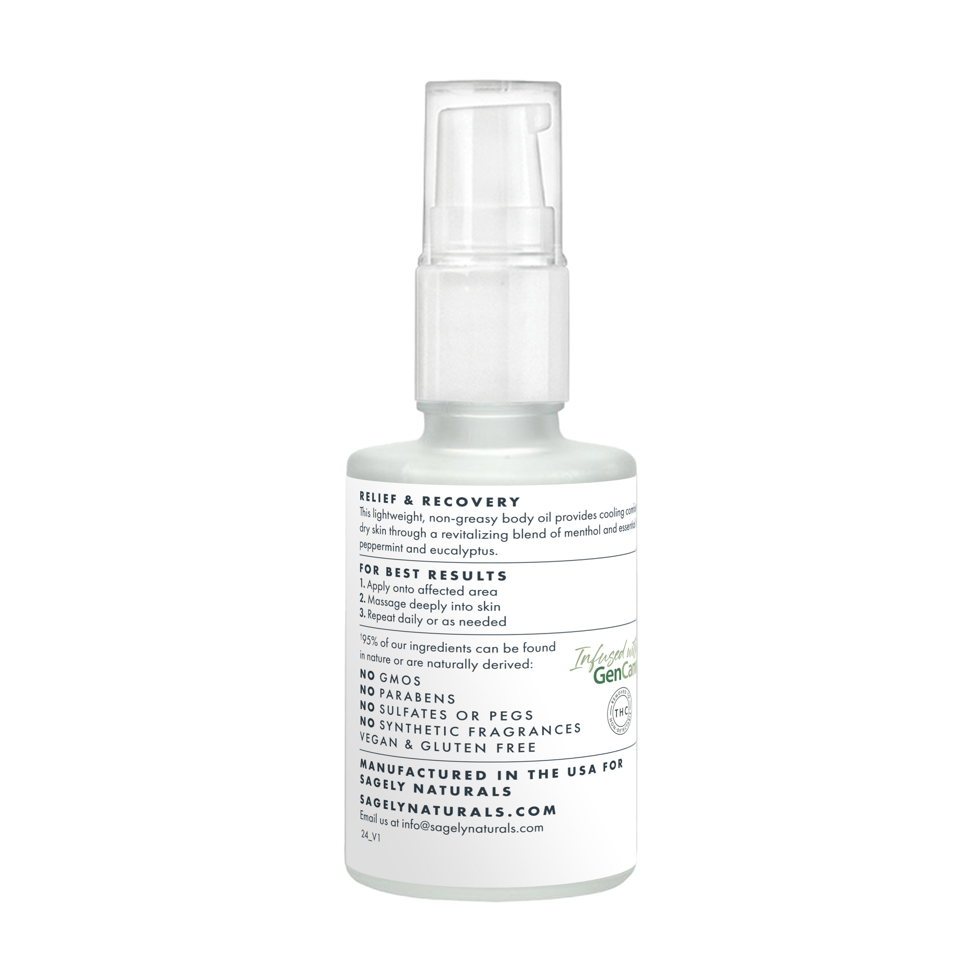 Relief & Recovery Body Oil | CBD Topical Body Discomfort Relief Hemp ...